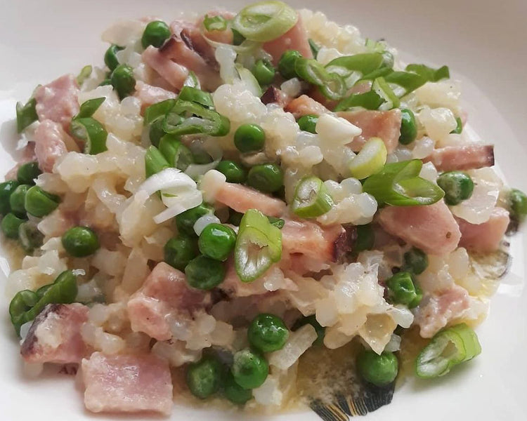 Ham and Pea Risotto – Miracle Noodle